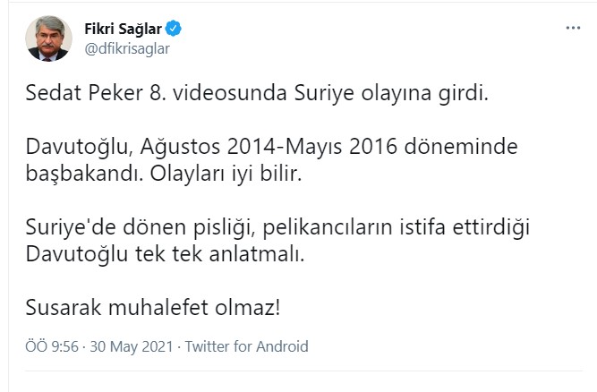 Sedat Peker'in Sedat Peker'in