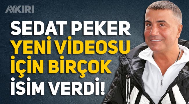 Sedat Peker'den yeni video açıklaması: "Osman Kavala, Mehmet Cengiz ...