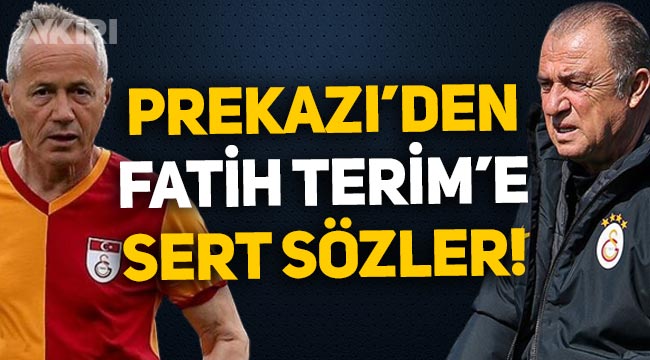 Galatasaray'ın efsane ismi Cevad Prekazi'den Fatih Terim'e sert sözler ... Galatasaray'ın efsane ismi Cevad Prekazi'den Fatih Terim'e sert sözler ...