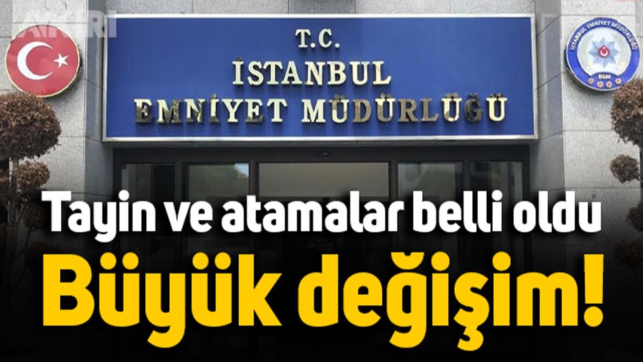 İstanbul Emniyeti'nde yeni atamalar: 10 ilçe ve 12 şubenin müdürleri ... İstanbul Emniyeti'nde yeni atamalar: 10 ilçe ve 12 şubenin müdürleri ...