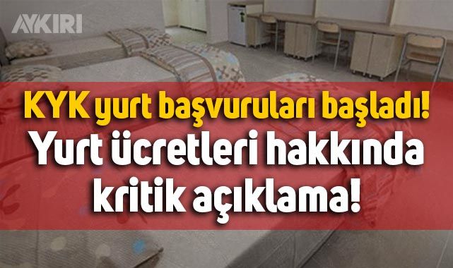 KYK yurt başvurusu nasıl yapılır, KYK yurt ücreti ne kadar, yurt ...