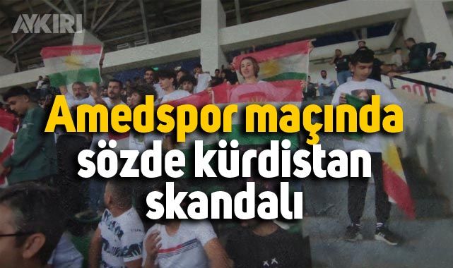 Amedspor-Bursaspor maçında sözde kürdistan bayrağı skandalı - Gündem ... Amedspor-Bursaspor maçında sözde kürdistan bayrağı skandalı - Gündem ...