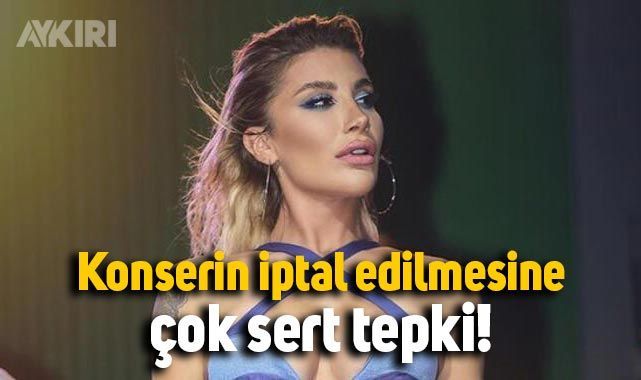 Konseri iptal edilen İrem Derici ateş püskürdü: "Ben partiler üstüyüm ...
