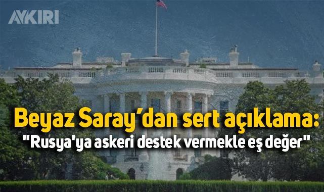 Beyaz Saray'dan sert açıklama: Beyaz Saray'dan sert açıklama: