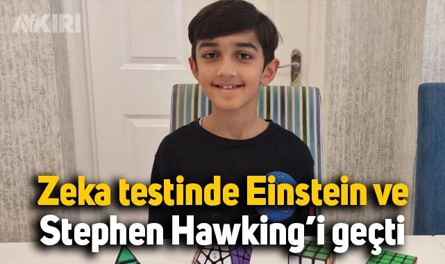 11 yaşındaki çocuk, zeka testinde Albert Einstein ve Stephen Hawking’i ...