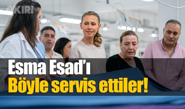 Suriye'den çarpıcı görüntüler! Esma Esad'a güller atıldı, alkışlarla ...