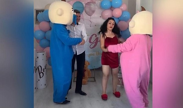 Cinsiyet belirleme partilerine yeni bir konsept getiren çift sosyal ... Cinsiyet belirleme partilerine yeni bir konsept getiren çift sosyal ...